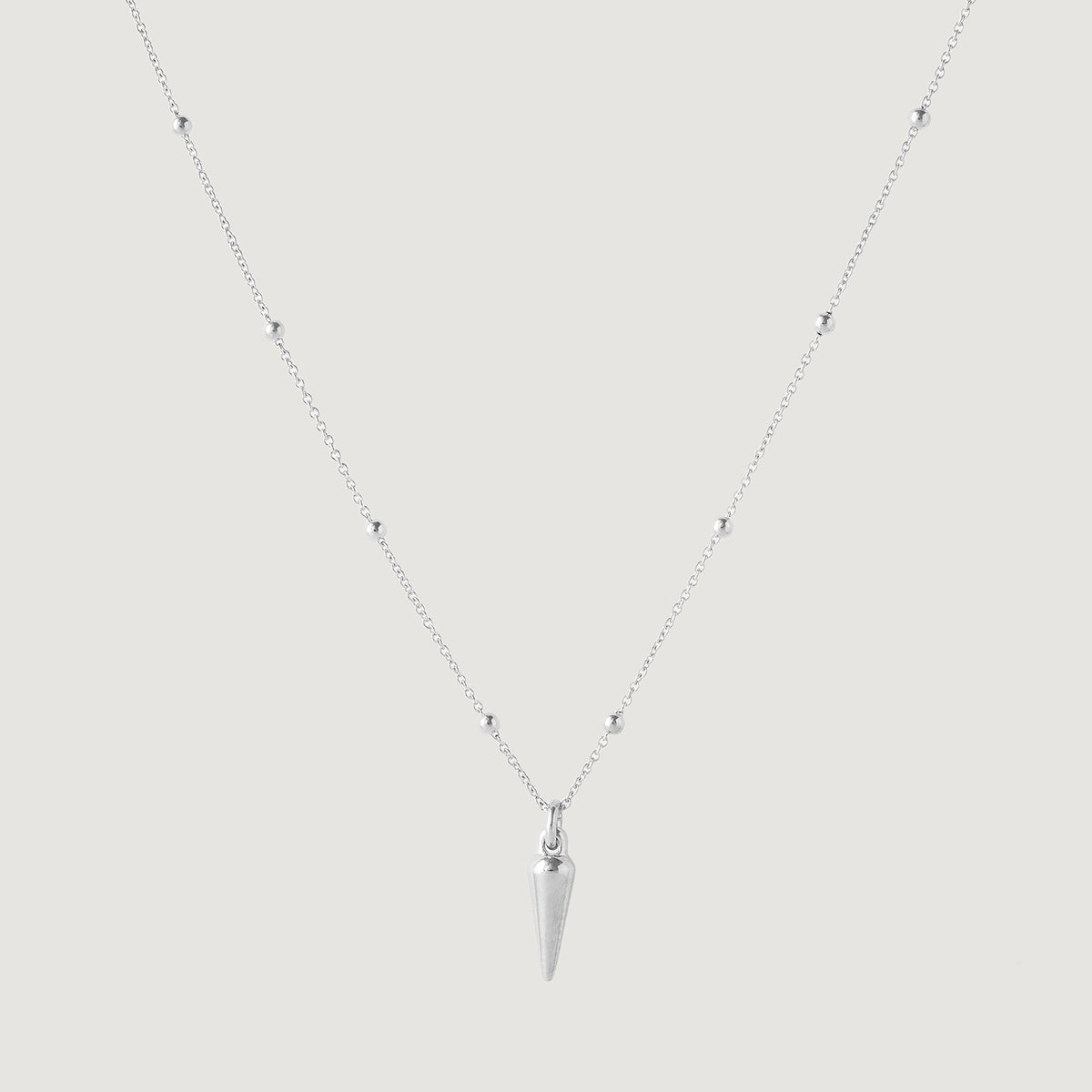 Kerala Sterling Silver 18ct Gold Plated Pendulum Pendant | Larnauti
